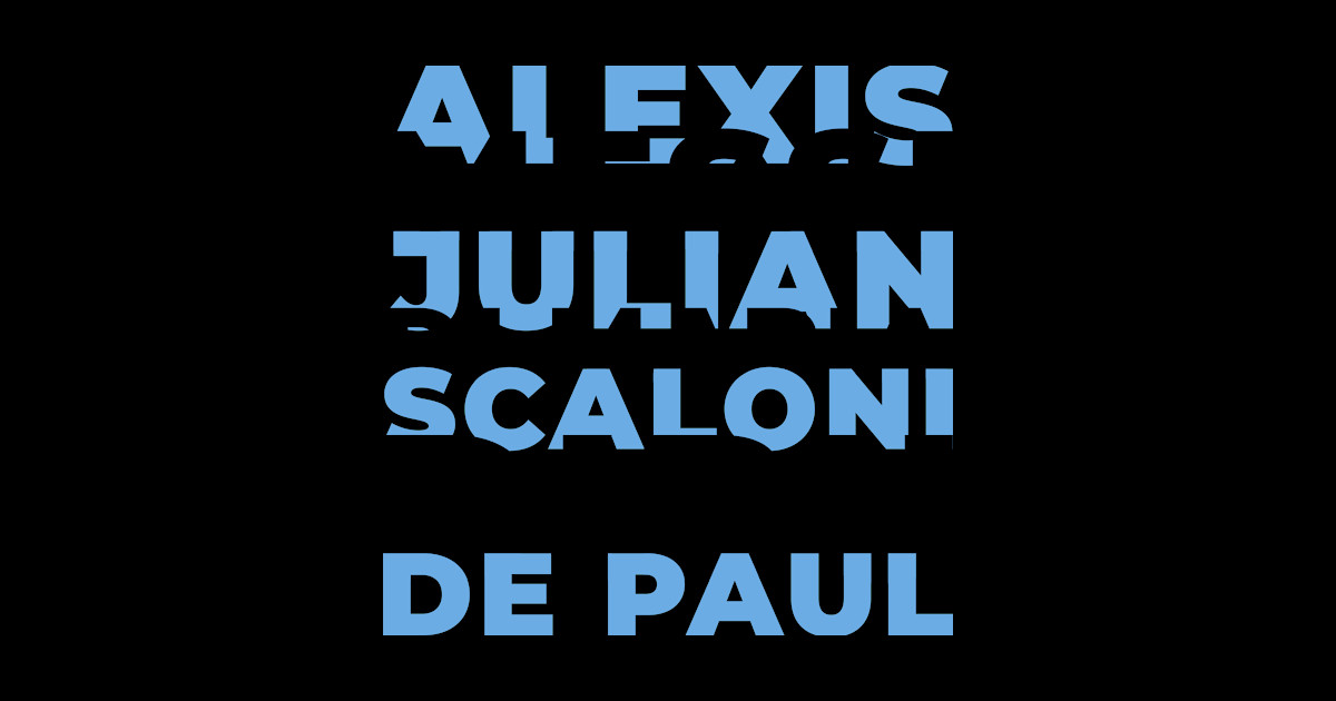World Champions - Alexis, Messi, Julian, Di Maria, Scaloni, Dibu y De ...