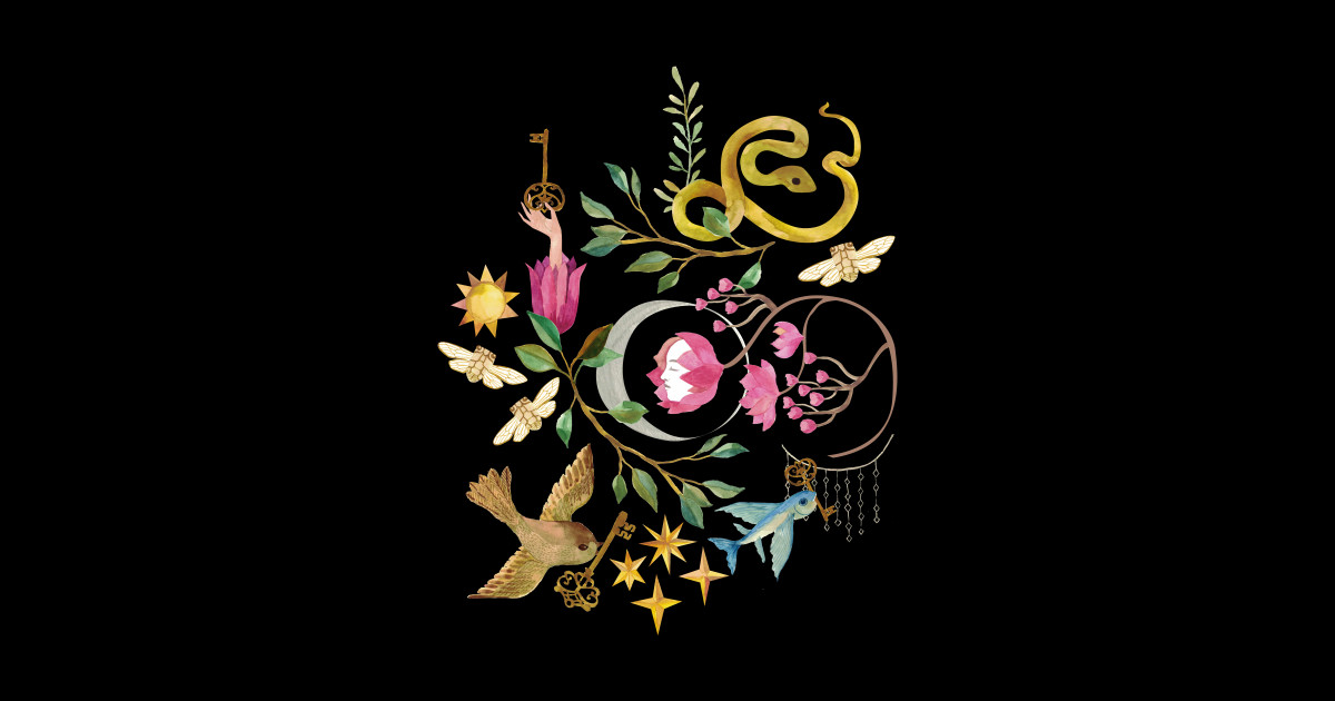 Enchanted Wonderland Magical Mystery Garden - Enchanted - Magnet ...