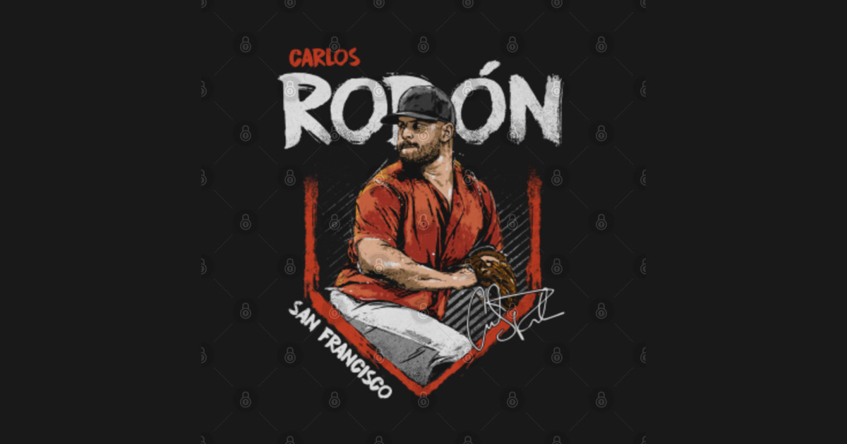 Carlos Rodon San Francisco Base - Carlos Rodon - T-Shirt | TeePublic