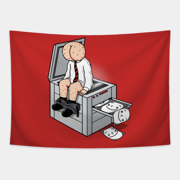 Buttface copies! - Butts - Tapestry | TeePublic