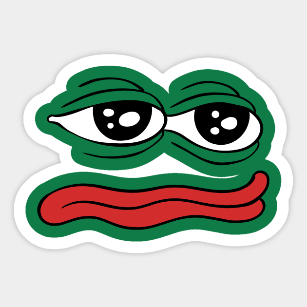 PEPE THE FROG - Pepe The Frog - Sticker | TeePublic
