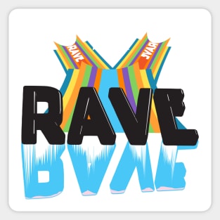 Rave Stickers for Sale | TeePublic