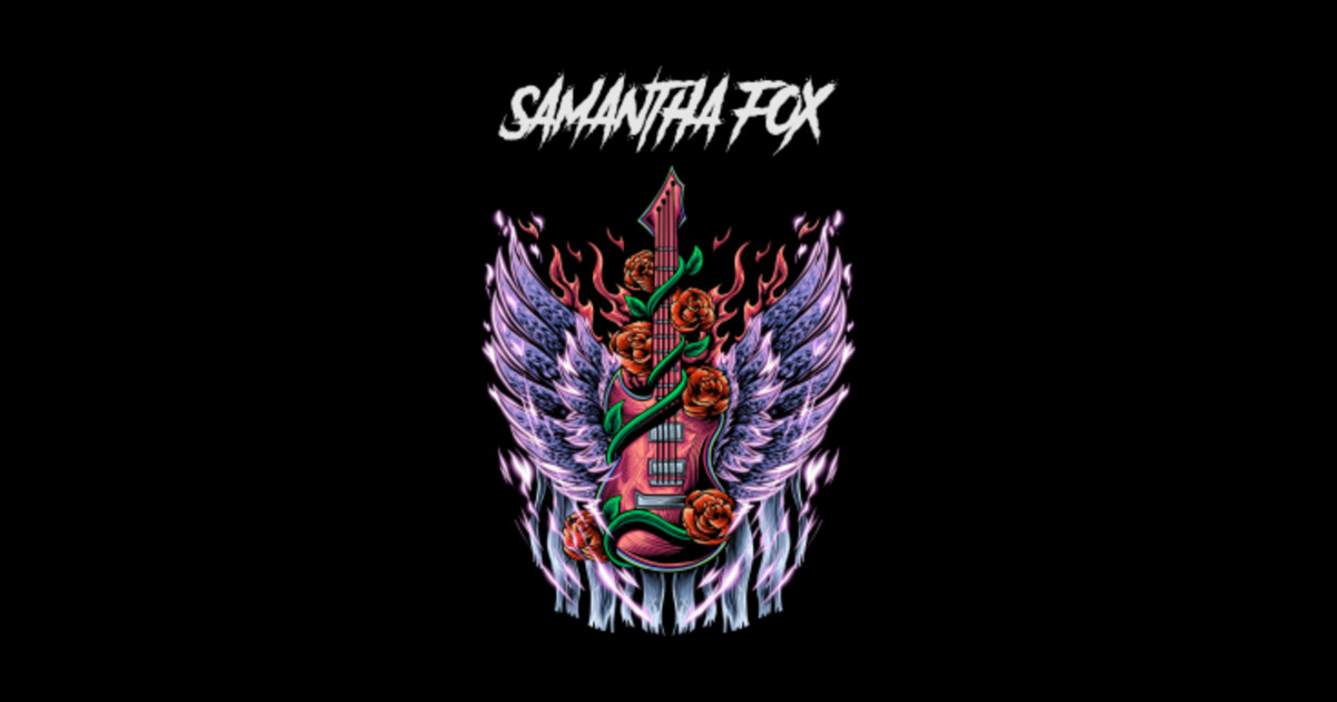 SAMANTHA FOX FAN ART - Samantha Fox Fan Art - Sticker | TeePublic