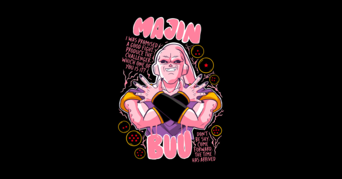 Majin Buu - Buu - Sticker | TeePublic