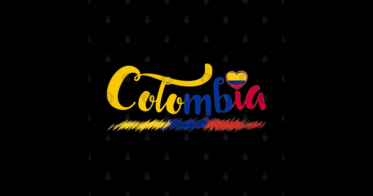 Colombia Flag - Colombia Flag - Sticker | TeePublic