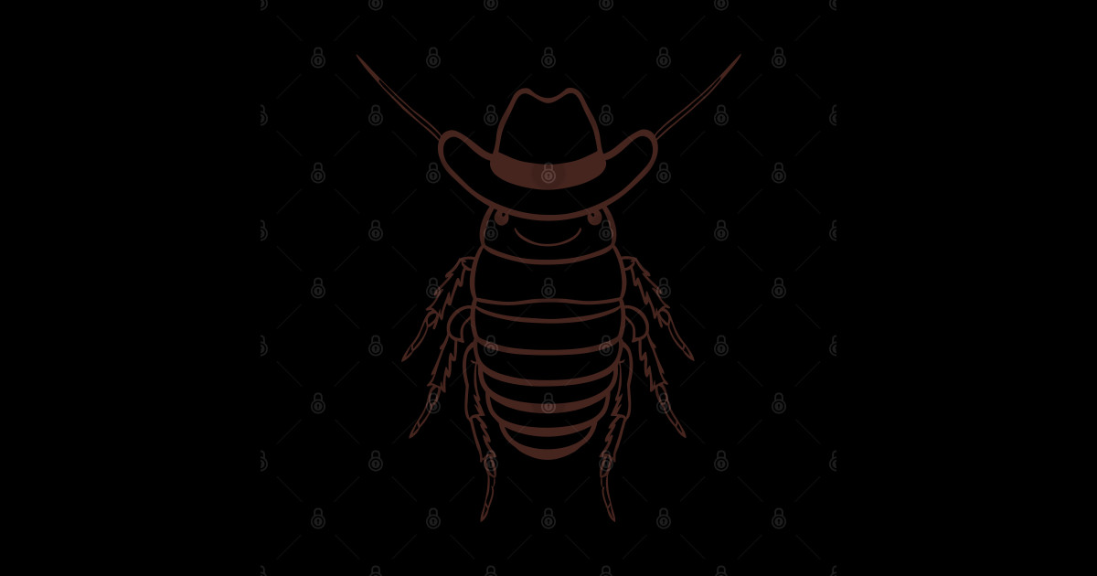 Cockroach Cowboy - Cockroach - Sticker | TeePublic