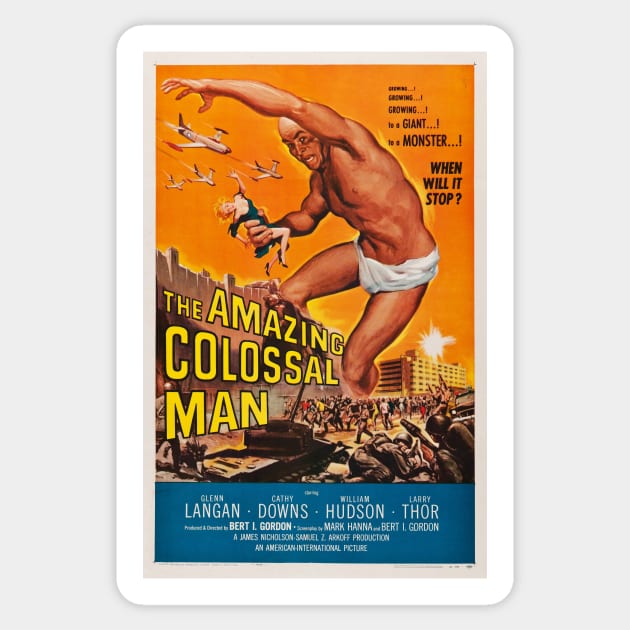 The Amazing Colossal Man Hollywood Horror Vintage Movie - Antique ...
