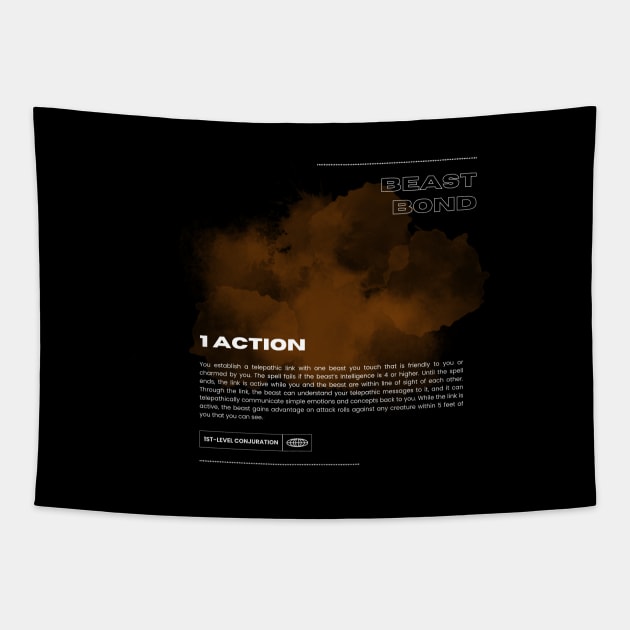 Beast Bond Dnd 5e Spells Tarot Card Dungeons and Dragons Gift - Dnd ...
