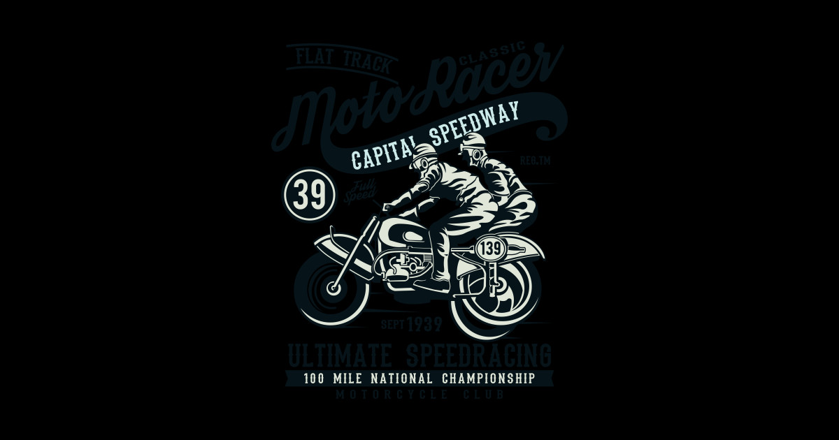 Motorcycle Racing - Motorcycle Racing - Sticker | TeePublic