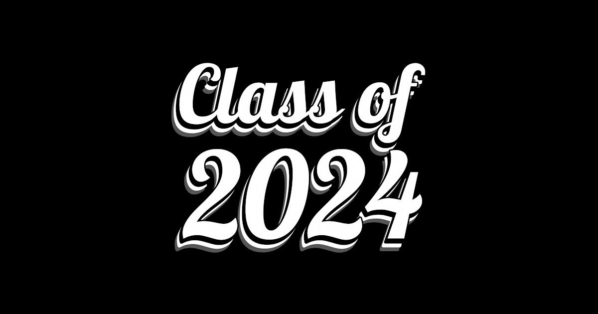 Class of 2024 - Simple Design - Class Of 2024 - Sticker | TeePublic