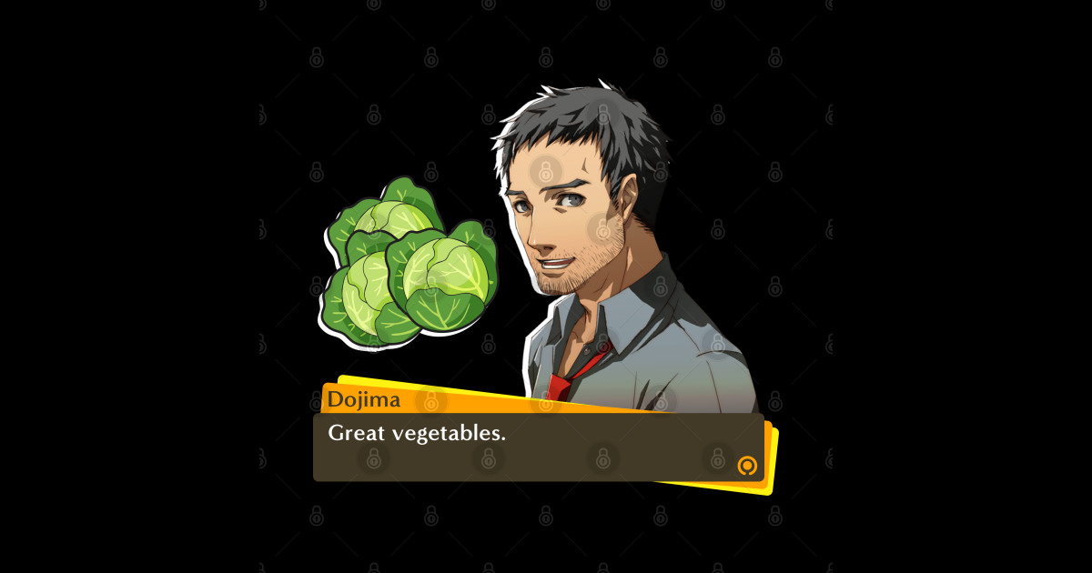 Dojima - Great vegetables! - Persona 4 - Tank Top | TeePublic