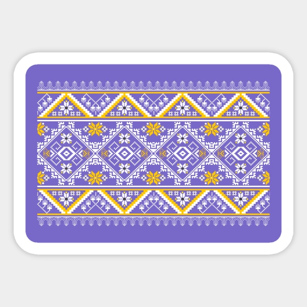 beautiful fabric patterns - Fabric Pattern - Sticker | TeePublic