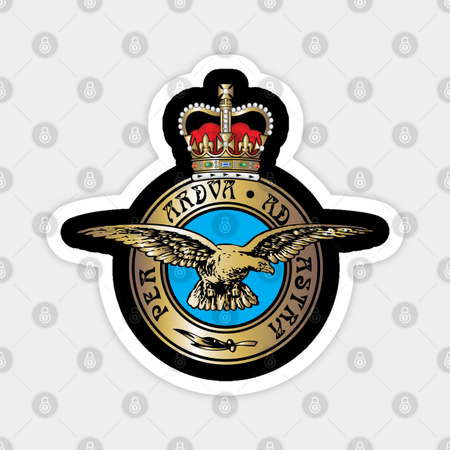 Royal Air Force "Per Ardua Ad Astra" Insignia - Raf - Magnet | TeePublic