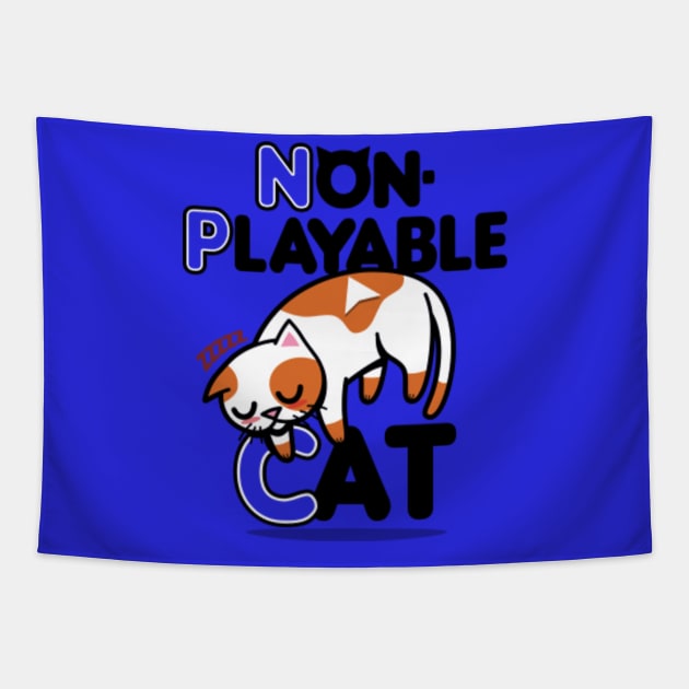 Cute Kawaii Funny NPC Meme Cat Gaming Inspired Gift For Gamers And Cat ...