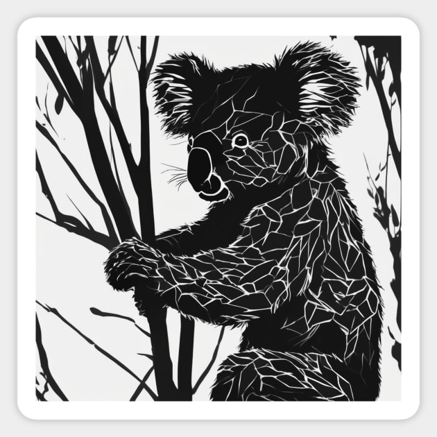 Koalas Shadow Silhouette Anime Style Collection No. 53 - Digital Art ...