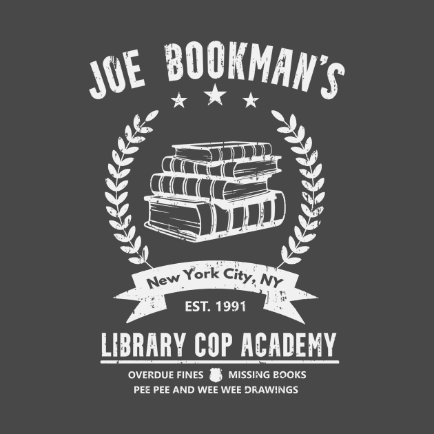 Joe Bookman's Library Cop Academy - Seinfeld - T-Shirt | TeePublic