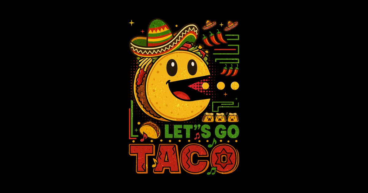 Let's Go Taco Funny Trump Always Chickens Out - Lets Go Taco - Posters ...
