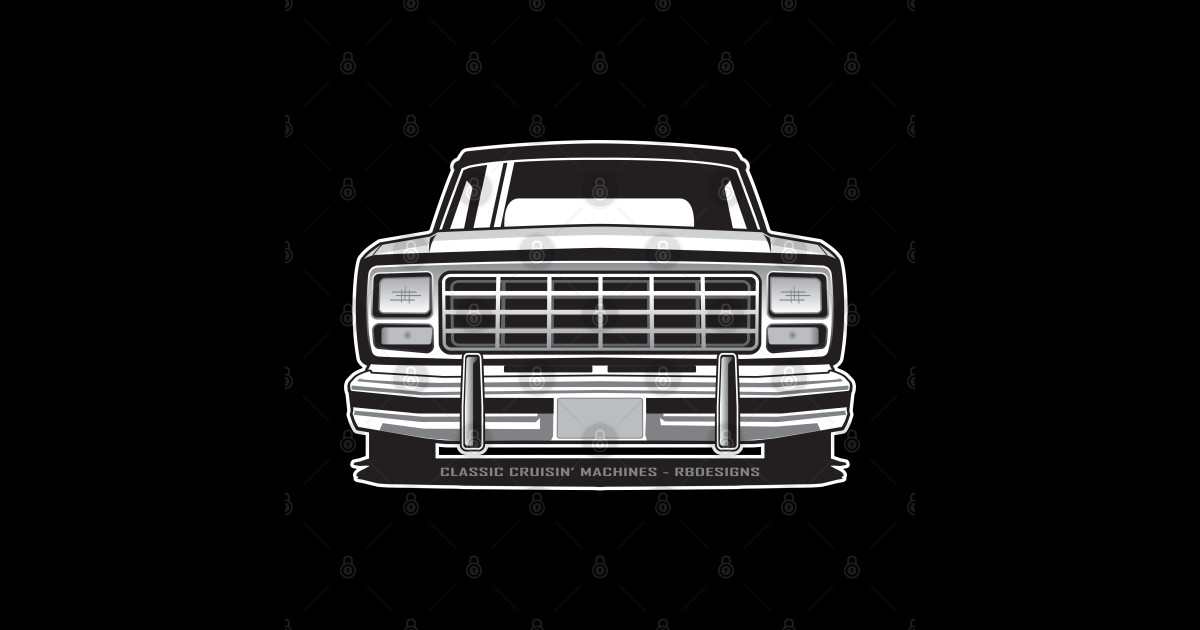 1980-81 Ford Truck / Bronco bullnose grille - Truck - Posters and Art ...