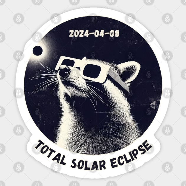 Total solar eclipse 2024 - Total Solar Eclipse - Sticker | TeePublic