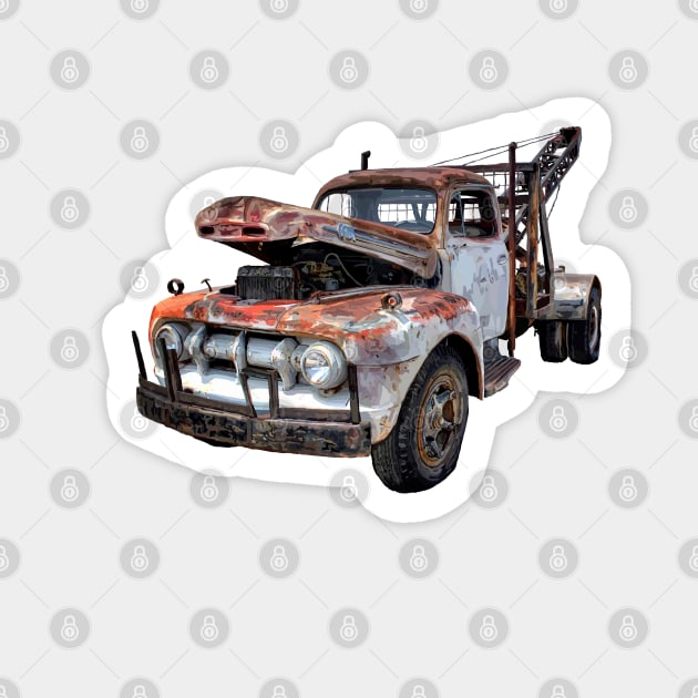 Rusty car - Sibosssr - Sticker | TeePublic