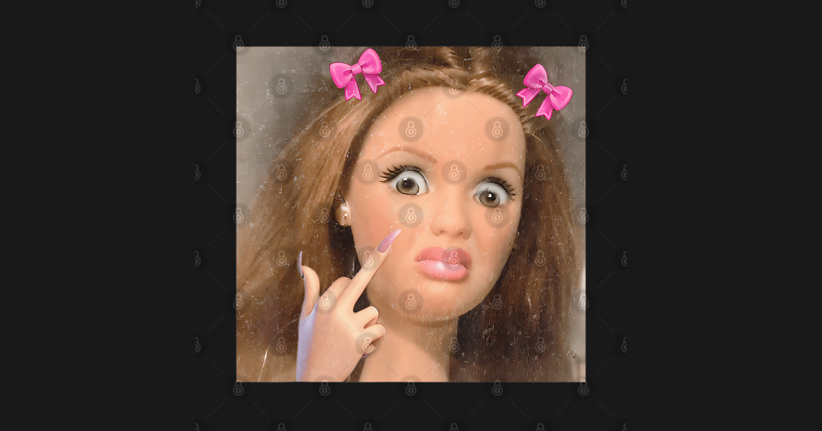 Disgusted Doll Meme Face - Disgusting Disgusted Meme - T-Shirt | TeePublic