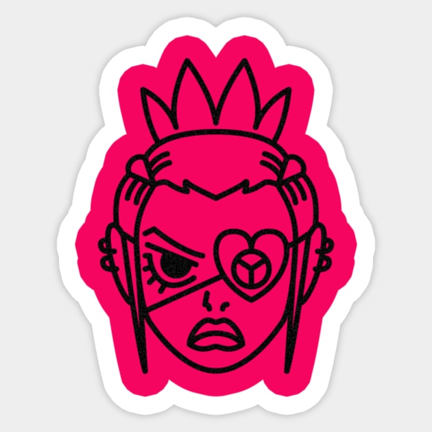 Jet Set Radio Portrait Icon - Love Shockers - Jetsetradio - Sticker ...