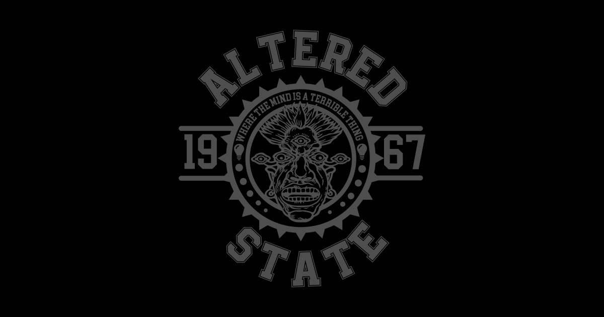 Altered State - College Style - Sticker | TeePublic