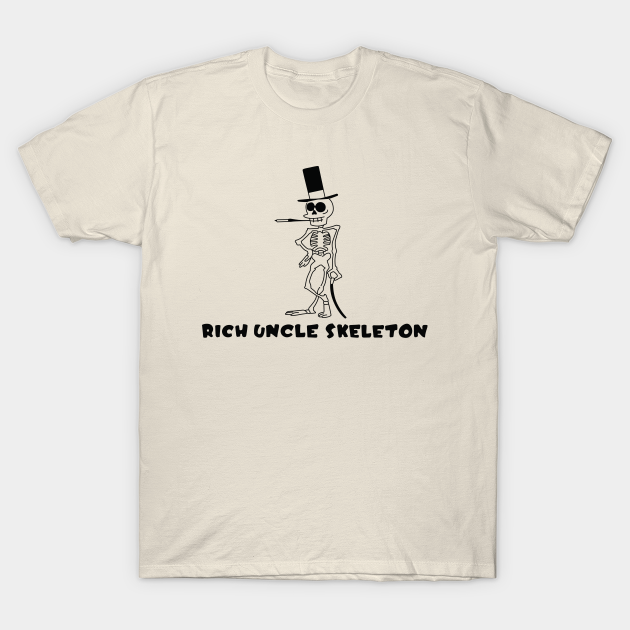 Rich Uncle Skeleton - Simpsons - T-Shirt | TeePublic