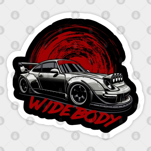 RWB Wide BOdy - Rauh Welt - Sticker | TeePublic