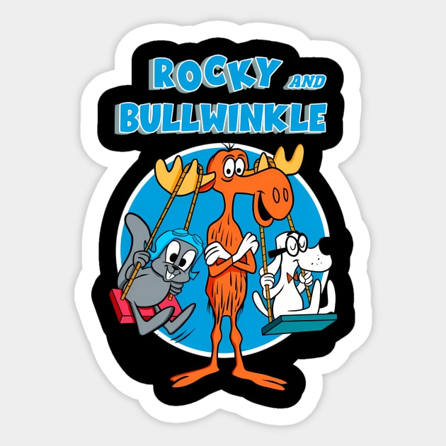 Rocky And Bullwinkle V.2 - Adventures Of Rocky And Bullwinkle - Sticker ...
