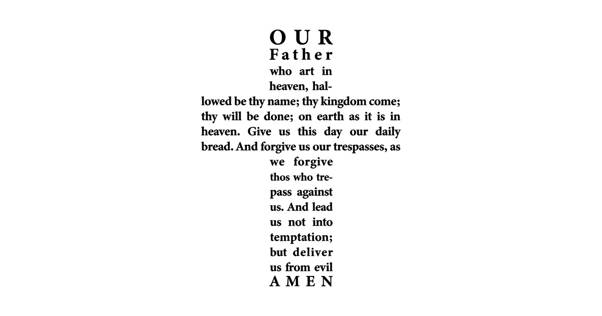 The lord's prayer our father - matthew 69 - The Lords Prayer Matthew 69 ...