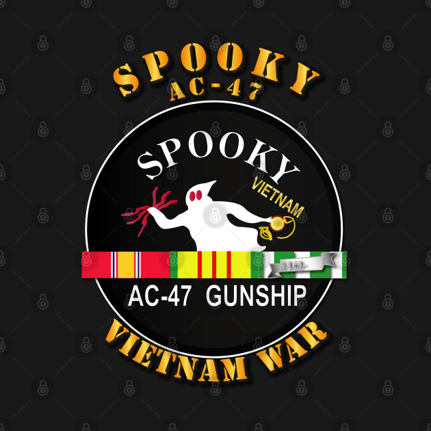 Spooky AC - 47 - Vietnam War w SVC Ribbons - Spooky Ac 47 Vietnam War W ...