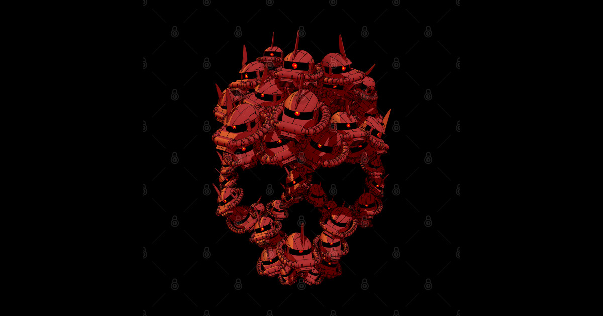 Mech-mento Mori (Red Edition) - Anime - T-Shirt | TeePublic