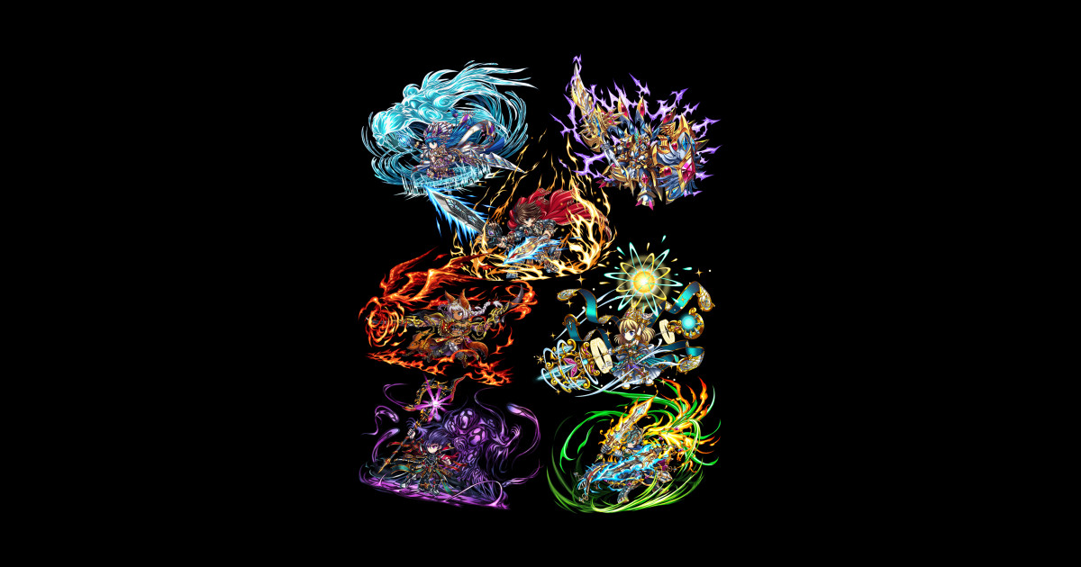 Oracle Knights - Brave Frontier - Sticker | TeePublic