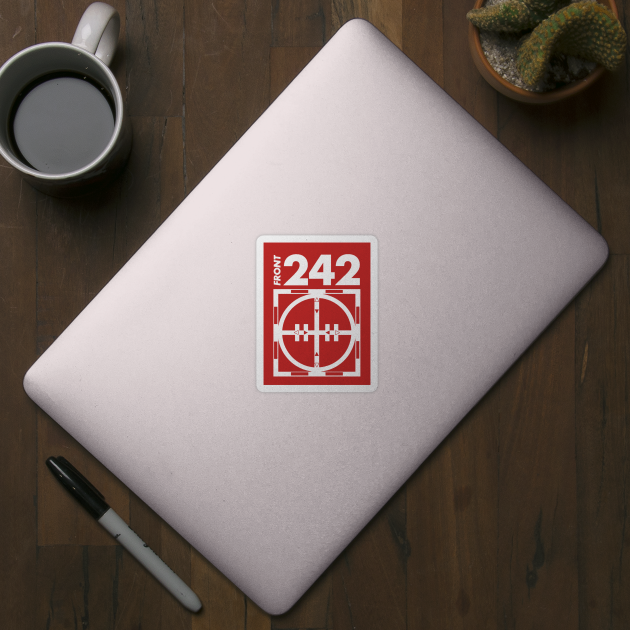 Front 242 †† Logo Tribute Design - Front 242 - Sticker | TeePublic