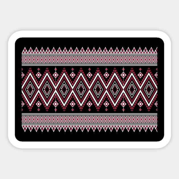 beautiful tribal pattern - Fabric - Sticker | TeePublic