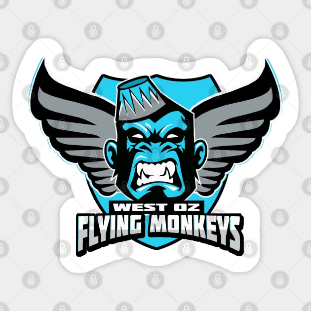 West Oz Flying Monkeys - Wizard Of Oz - Sticker | TeePublic