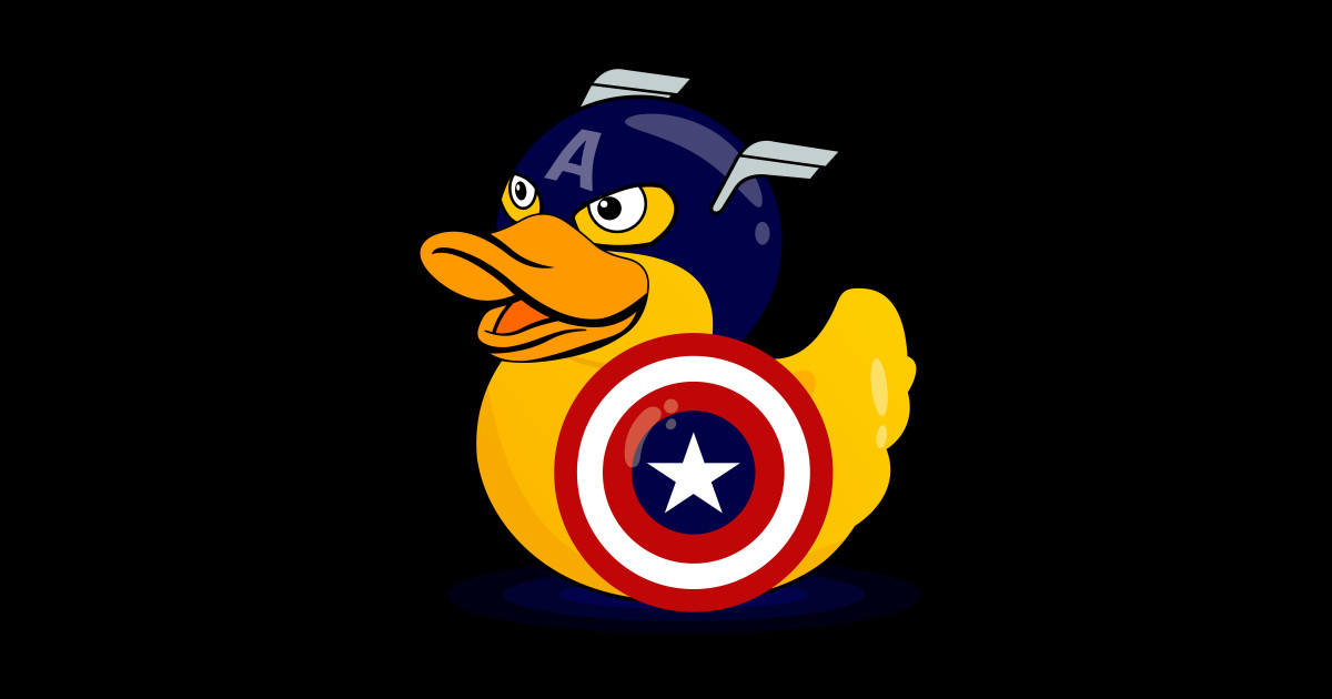 Captain Rubber Duck - Captain Rubber Duck - Sticker | TeePublic
