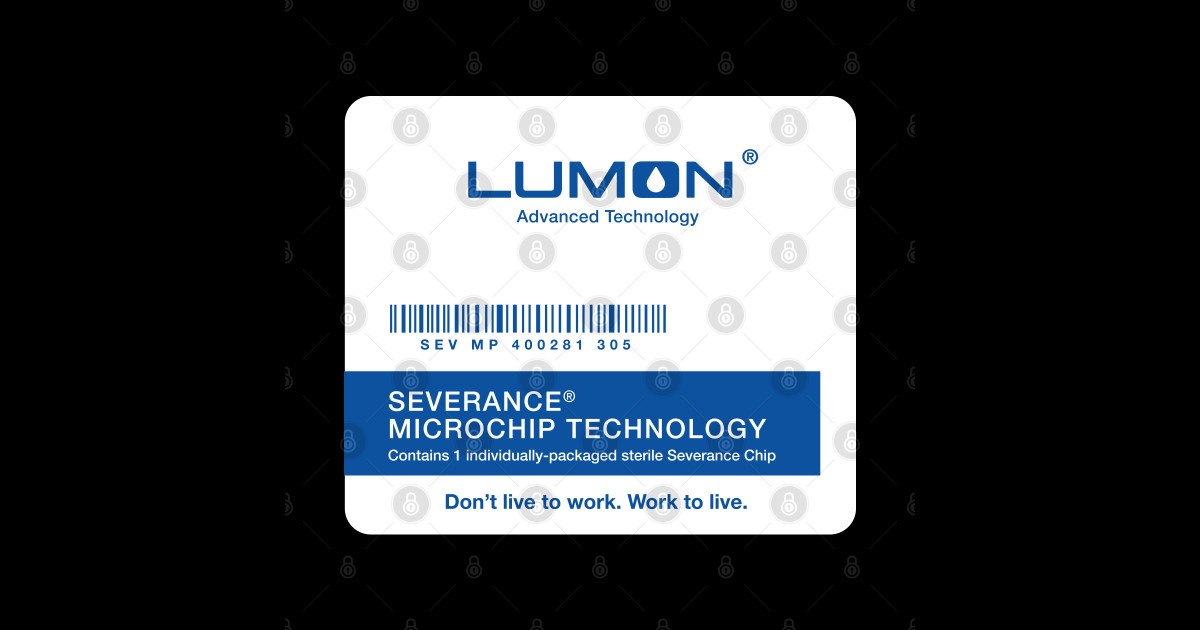 Lumon Severance Chip - Severance - Sticker | TeePublic