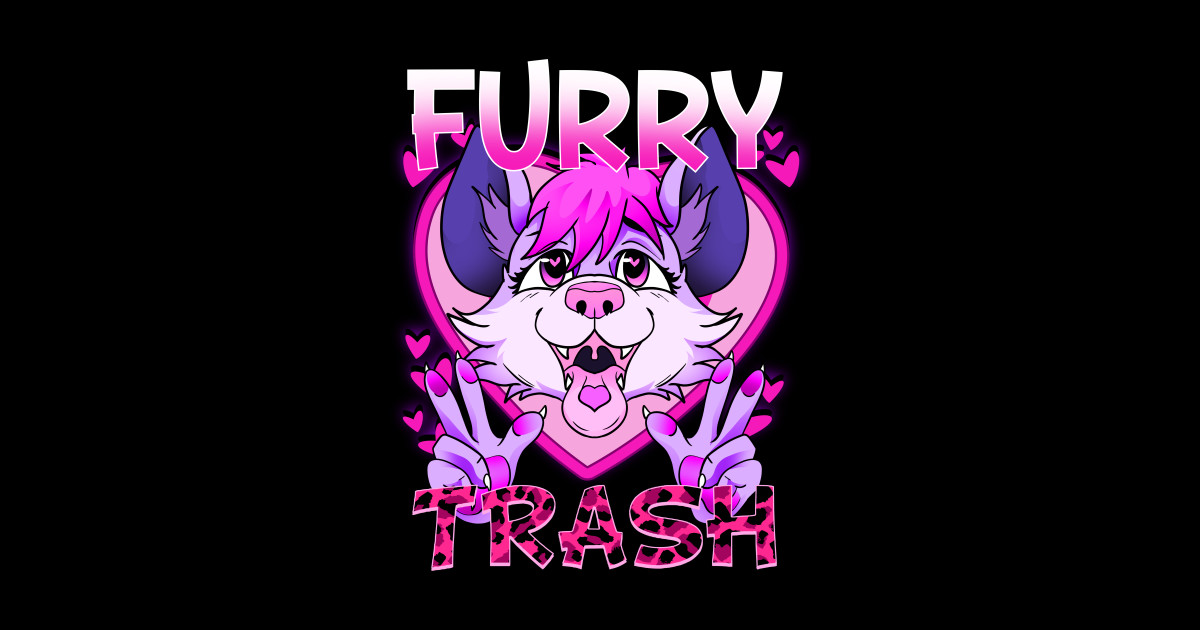 Furry Trash I Furries Convention I Anime Cosplay - Fursuit - Sticker ...
