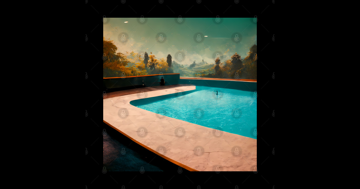 Poolside - Man - Pin | TeePublic