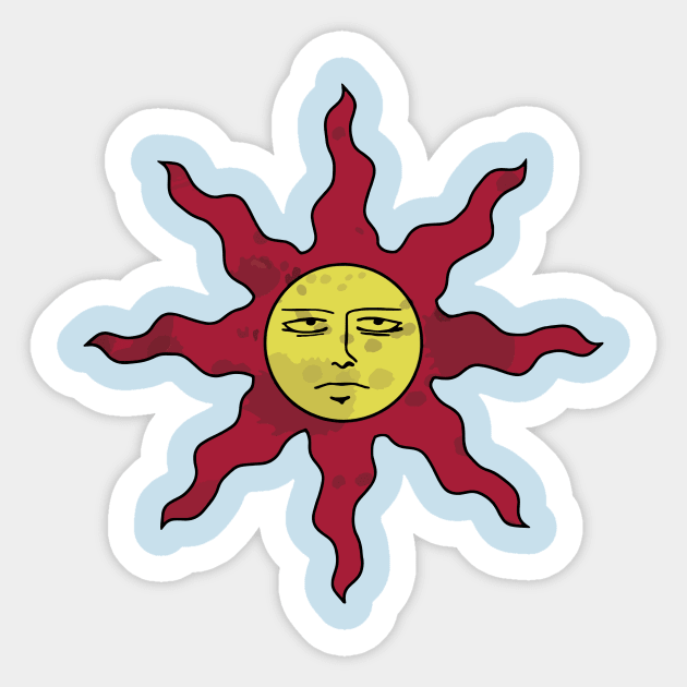 Praise The Sun - Sun - Sticker | TeePublic