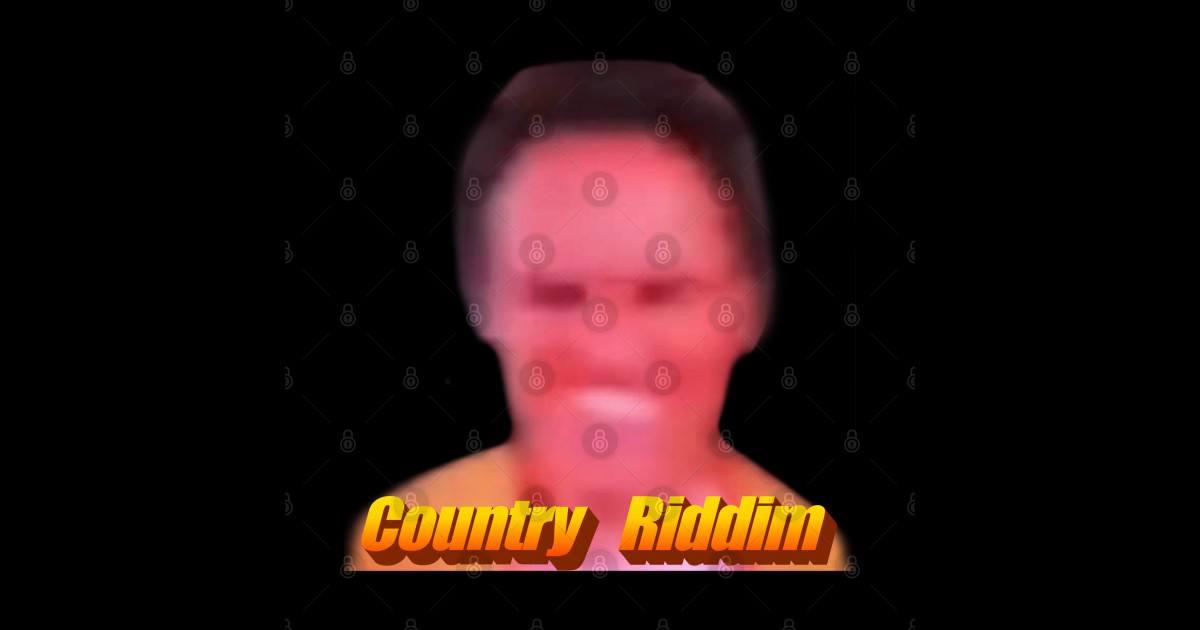 Four Tet Face Country Riddim - Coutry Riddim - Sticker | TeePublic