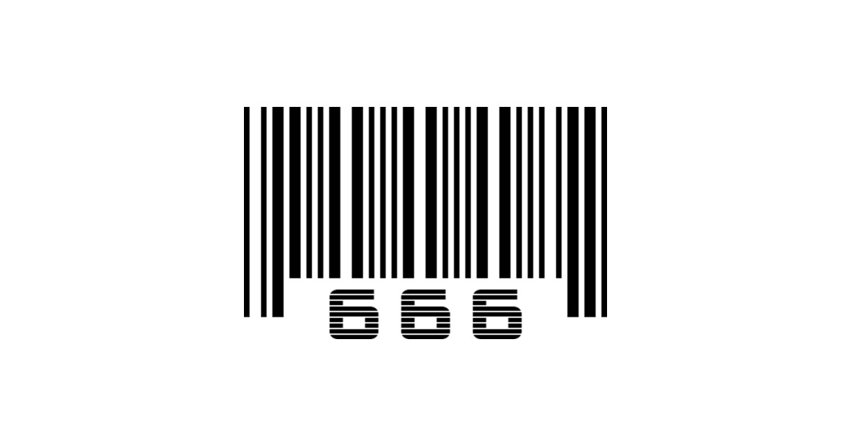 evil barcode - 666 - T-Shirt | TeePublic