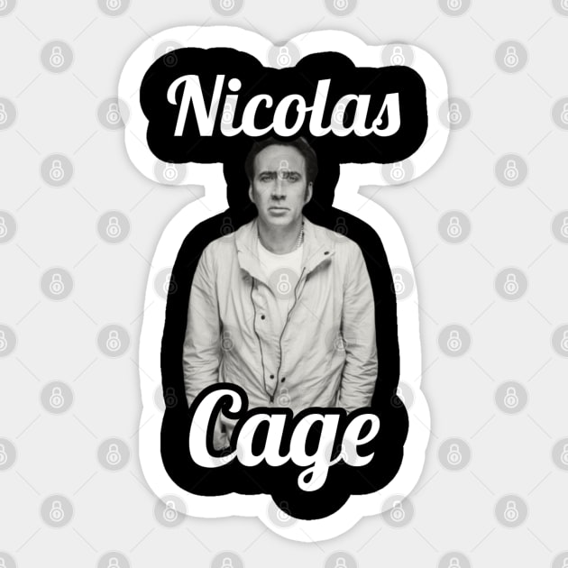 Nicolas Cage / 1964 - Nicolas Cage - Sticker | TeePublic