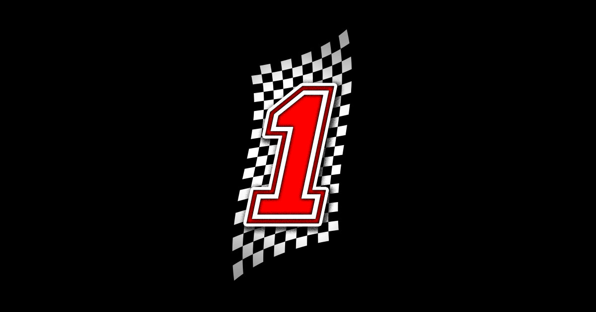 Racer Number 1 - Race Fan - Sticker | TeePublic
