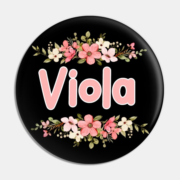 Flower Border Viola Name Label - Flower Border Viola Name Label - Pin ...