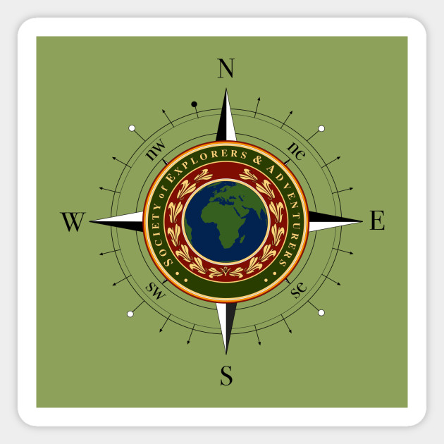 S.E.A Logo - Society Of Explorers And Adventurers - Sticker | TeePublic