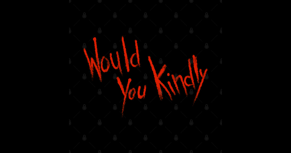 Bioshock Would You Kindly Sticker Teepublic