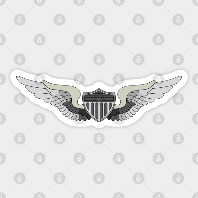 Army Aviator Wings - Army Aviator Wings - Sticker | TeePublic